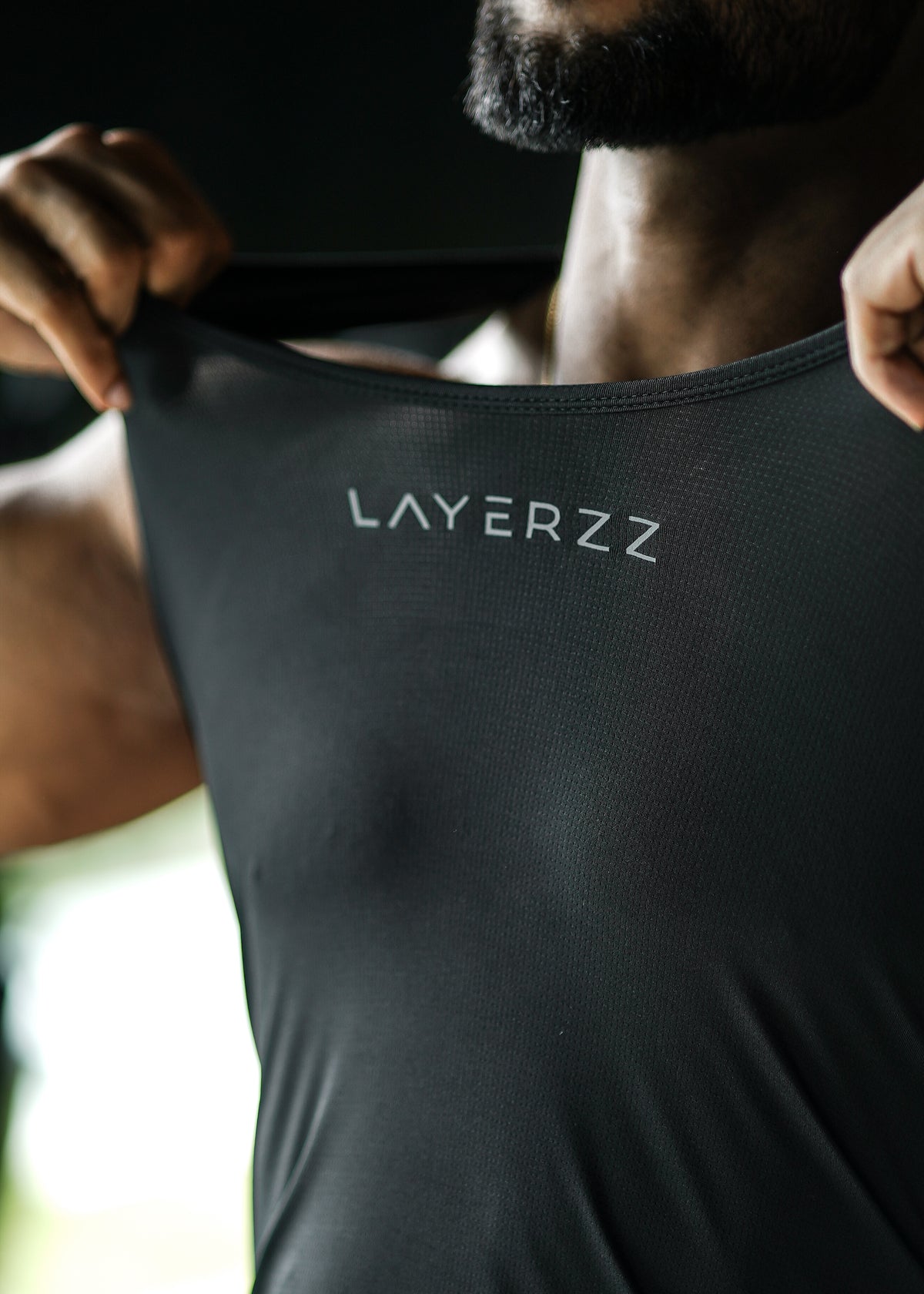 STRETCHY DRI-FIT - BLACK | LAYERZZ