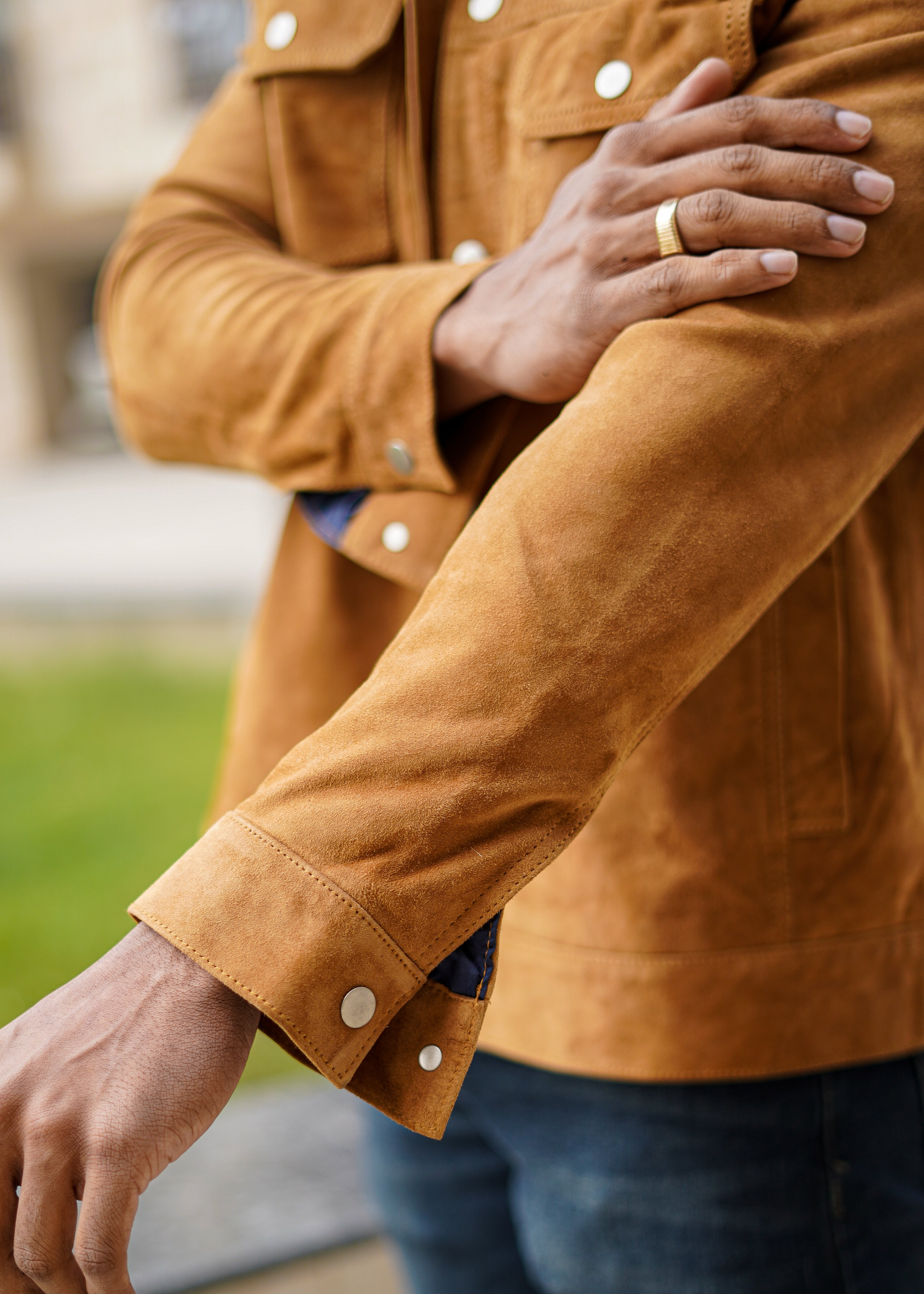 Italian suedu Trucker Jacket - layerzz | Best Price in 2024 at LAYERZZ